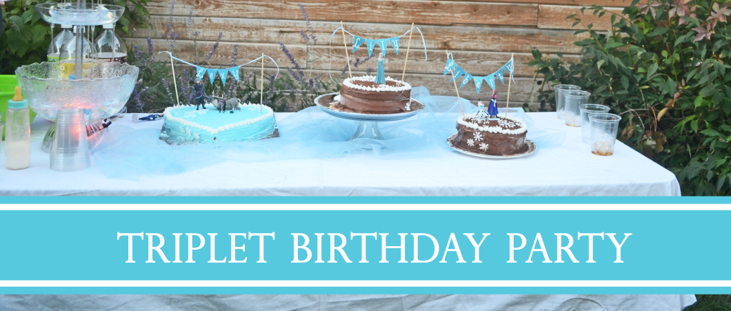 Triplet Birthday Party - Garden Design